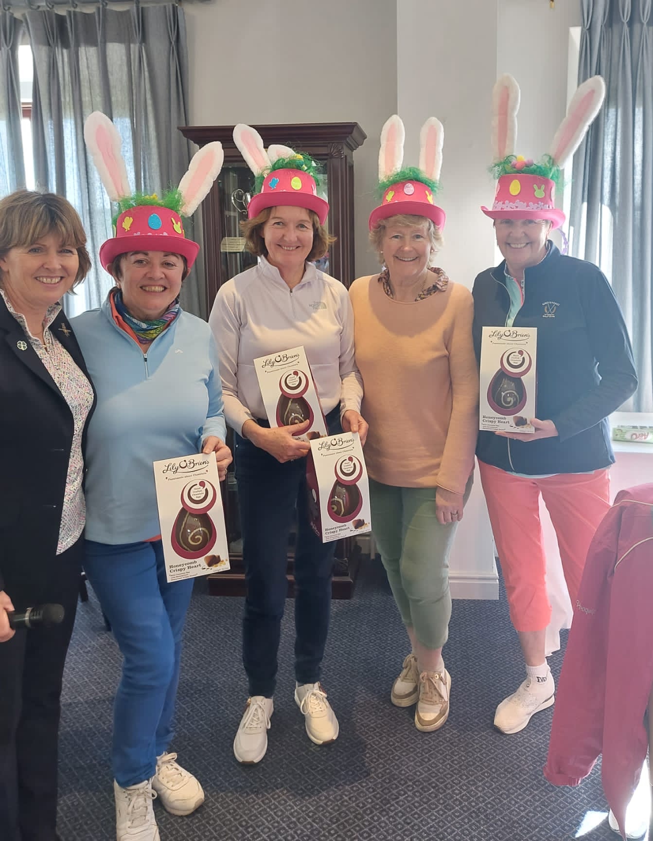 Ladies Easter Bonnet event today in pictures… – Greystones Golf Club
